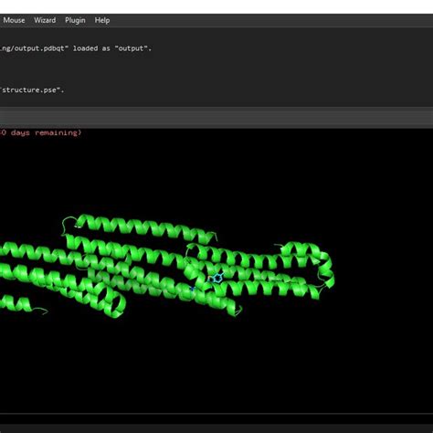 Showing Docking Of Ligand Molecule On Protein Download Scientific Diagram