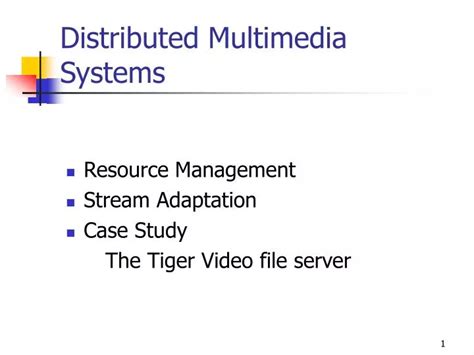 Ppt Distributed Multimedia Systems Powerpoint Presentation Free Download Id5621137