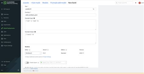 How To Deploy R Models In Cml Cloudera Community 367941