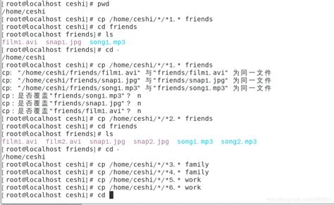 linux基础shell命令例子 linux 在家目录下新建myfolder my目录 在myfolder目录下新建 myfolder csdn博客
