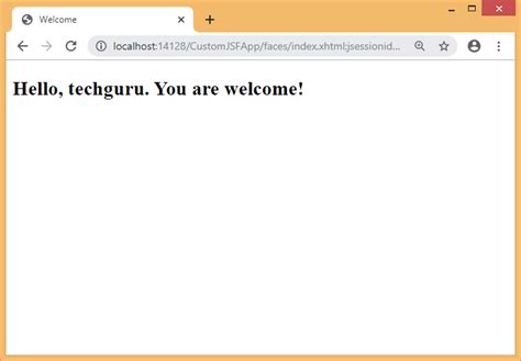 Building Web Applications With Jsf Techguruspeaks