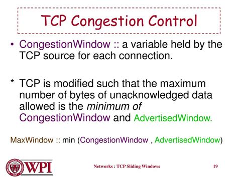 Ppt Tcp Sliding Windows Flow Control And Congestion Control Powerpoint Presentation Id 3086409
