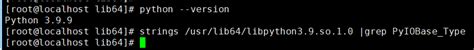 not find “pyiobase type” in libpython3 9 so 1 with python3 9 9 · issue