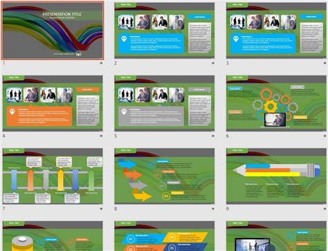 Orange Grey Tech PowerPoint