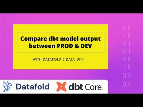 Compare Dbt Model Output Between Prod And Dev Leo Folsom