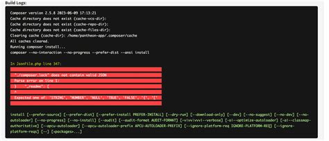 Workflow Logs Pantheon Docs