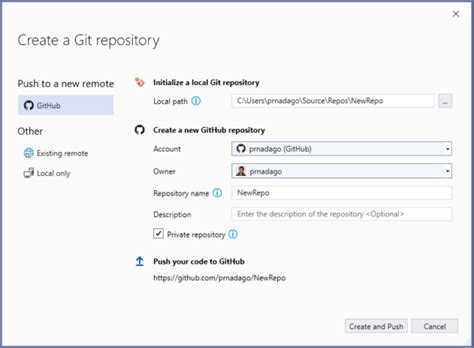 Visual Studio And GitHub