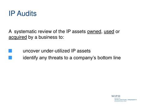 PPT IP Asset Management IP Audit And IP Due Diligence PowerPoint Presentation ID