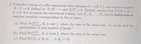2 consider tossing of a cơin experiment with