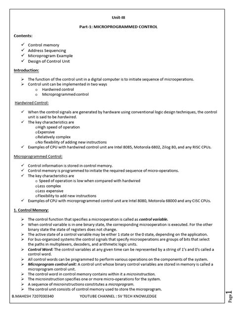 5 unit ii part 1 pdf central processing unit integrated circuit
