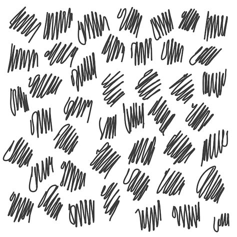 Premium Vector Sketch Scrawl Pen Doodle Freehand Line Strokes