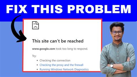 How to Fix This Site Can't Be Reached on Google Chrome | Easy Fix - YouTube