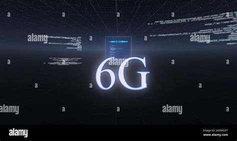 Image Of 6g Text Data Processing And Globe On Screens Over Dark Blue