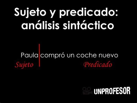Syntactic Analysis Of The Subject And Predicate Examples