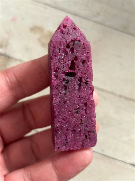 Ruby Tower Ruby Honeycomb Ruby Point Etsy