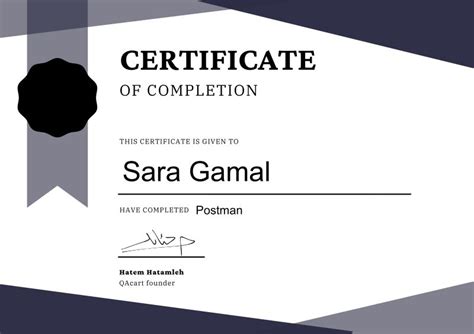 Sara Gamal On Linkedin Certification Postman Continuouslearning