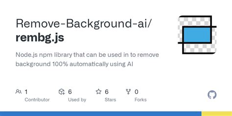 GitHub Remove Background Ai Rembg Js Node Js Npm Library That Can Be
