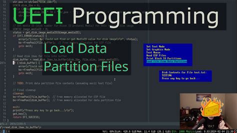 Load File From Disk Blocks And Other Abstractions Uefi Dev In C Youtube
