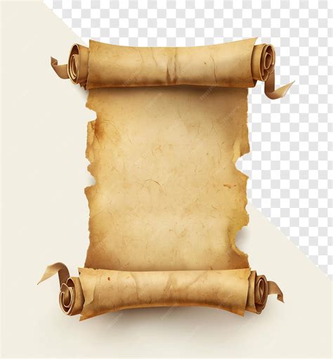 Premium Psd Historic Scroll Style Template Flat Vector Art