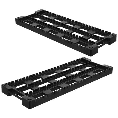 Masteelf Frcolor 2pcs Pcb Rack Slot 25 Slot Circuit Board Storage Holder Anti Static Shelf