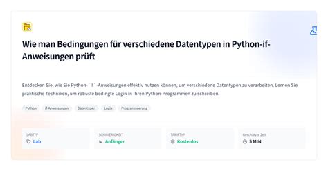 Wie Man Bedingungen Für Verschiedene Datentypen In Python If