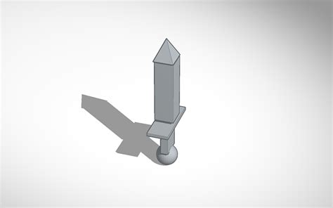 3d Design Sword Tinkercad