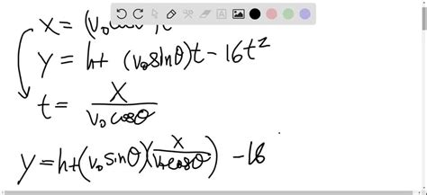 solved use the equations for the horizontal and vertical components of