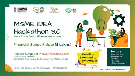 msme idea hackathon 3 0 kiit technology business incubator