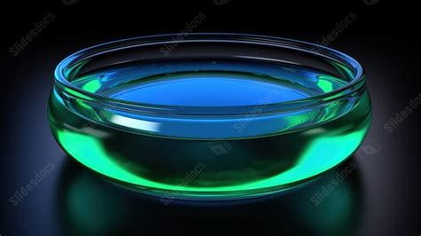 Hình Nền Powerpoint Hình Ảnh Minh Họa Của Gel Màu Xanh Lam Với Hiệu Ứng
