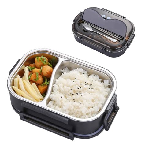 Tinaforld 304 Stainless Steel Thermal Lunch Box Leakproof Food Storage