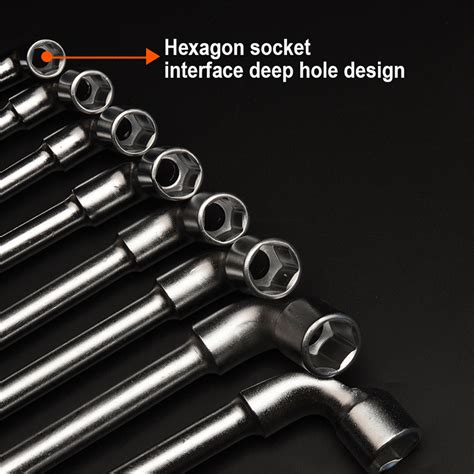 Harden 17mm L Type Socket Wrench L Angled Hex Socket Spanner Double