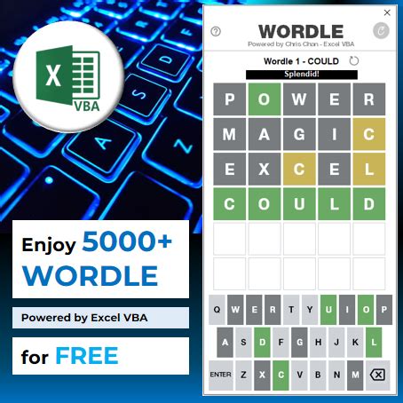 WORDLE In Excel VBA