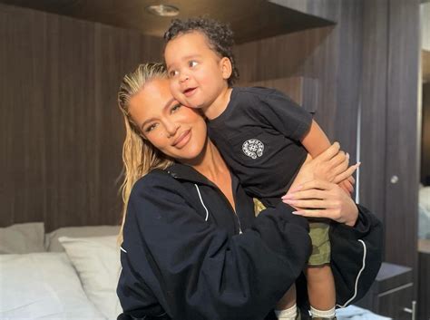 Khloe Kardashians Son Tatum Looks Like Her Brother Rob Photos