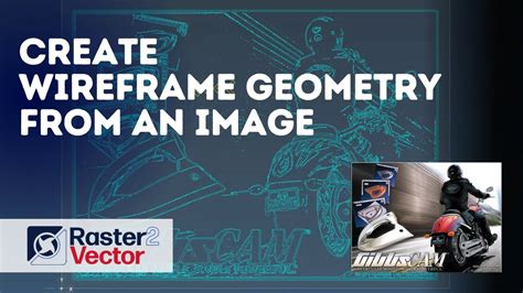 Raster2vector Create Wireframe Geometry From An Image Youtube