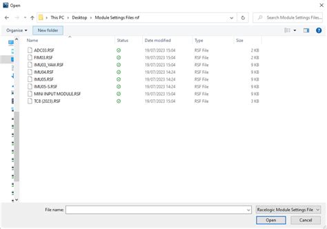 Module Configuration For Vbox Touch Racelogic Support Centre