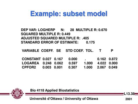 PPT - Lecture 13: Multiple linear regression PowerPoint Presentation, free download - ID:4270269