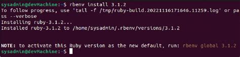 How To Install Ruby In Ubuntu 22 04 Linux Genie