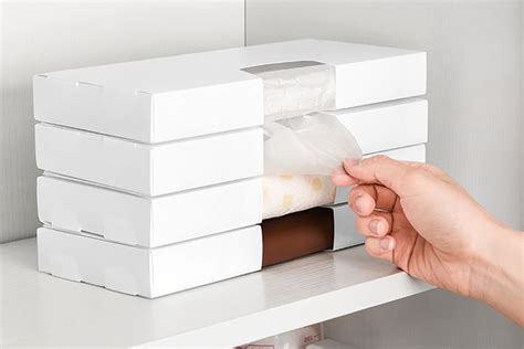 서랍정리용품 [리퍼] 각종 비닐봉투 쓰레기봉투 보관케이스 대 1개 오늘의집 쇼핑