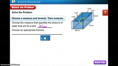 Problem Solving Geometric Measurements Lesson