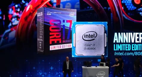Intel Confirms 6 Core I7 8086k Anniversary Edition Cpu