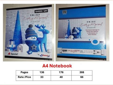 Paper Cover A4 Size Notebooks At ₹ 33piece In Nagpur Id 2854291179530