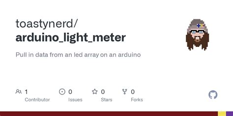 Github Toastynerdarduinolightmeter Pull In Data From An Led Array