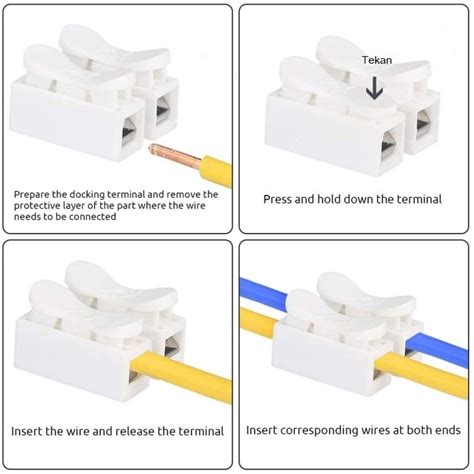 Jual Sambungan Konektor Kabel Listrik Kabel Quick Connect Wiring Electric Wire Connector