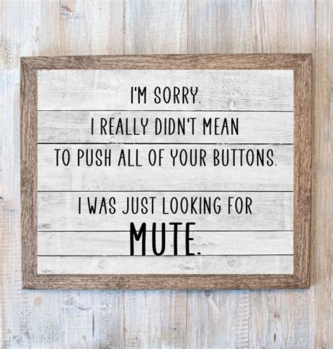 Mute Button Wall Art Mute Button Printable Mute Button Print Png