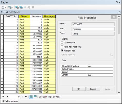 Arcgis Desktop Changing Colors Of Edit Fields In Attribute Table Geographic Information