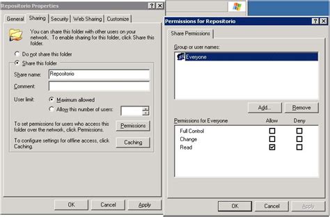 Solved How Can I Password Protect A Shared Folder In Win Server Experts Exchange