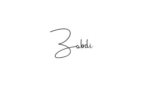 75 Zabdi Name Signature Style Ideas Cool Digital Signature