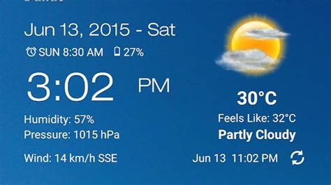 Weather And Clock Widget For Desktop At William Fike Blog