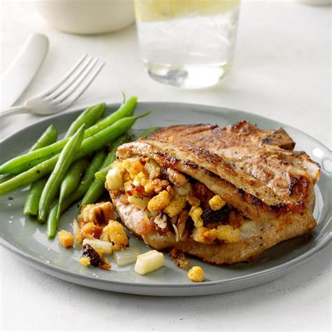 Cornbread Stuffed Pork Chops Recipe How To Make It