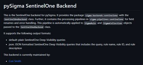 Community Contribution Highlights — Sentinelone Joins Pysigma By